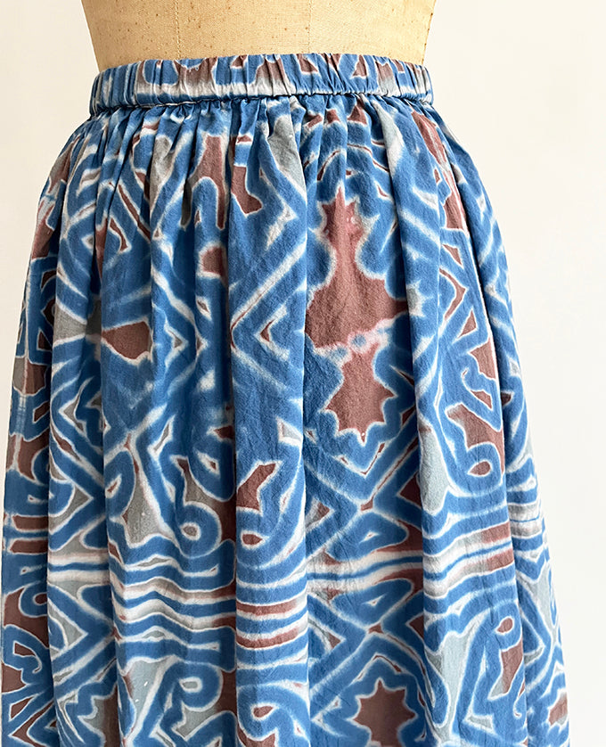 Clamp Dye Skirt – Auntie Oti